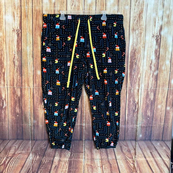 pac man | Pants | Pacman Mens Santa Pacman And Ghosts Minky Plush ...
